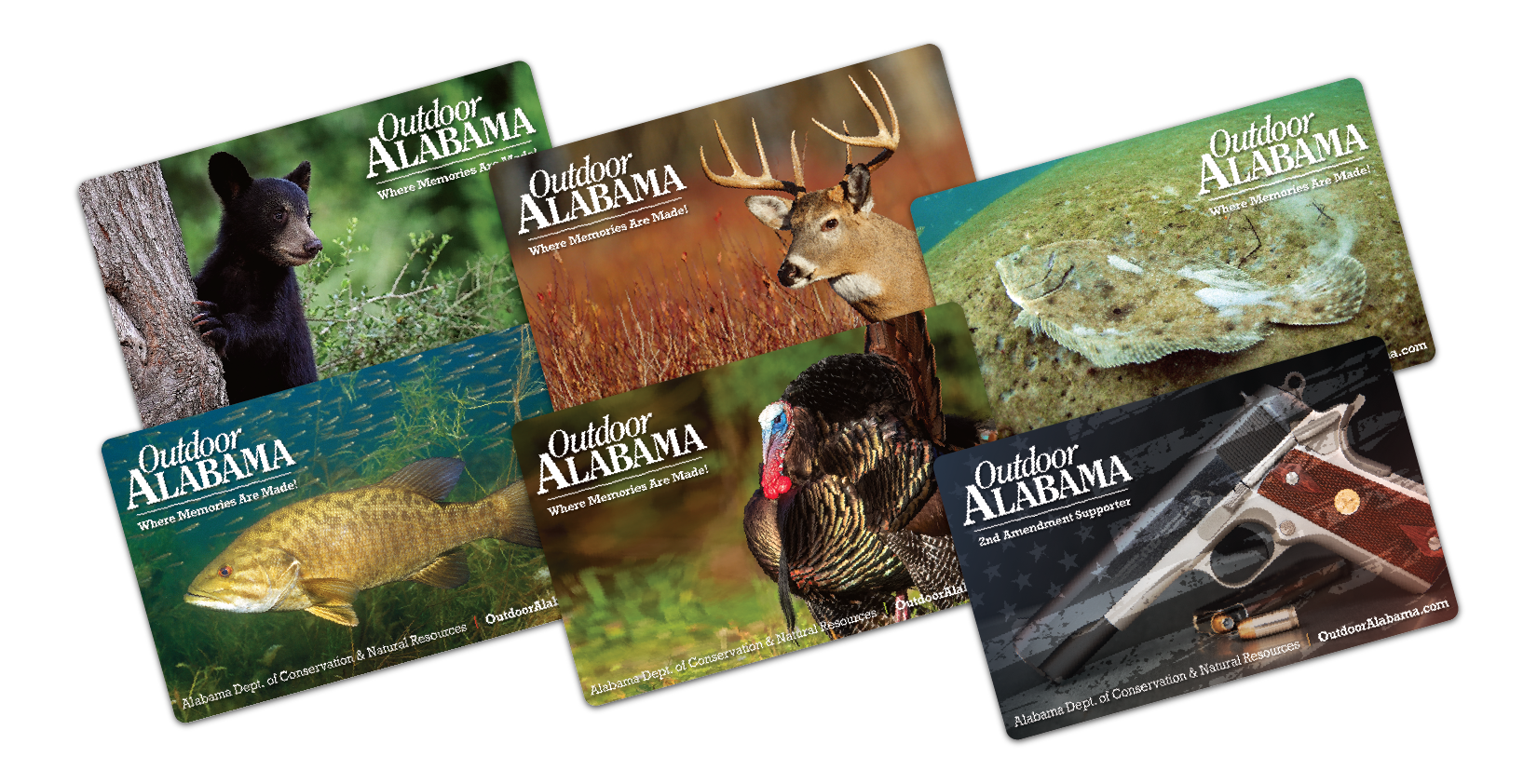 Alabama Collectible License Cards | Outdoor Alabama