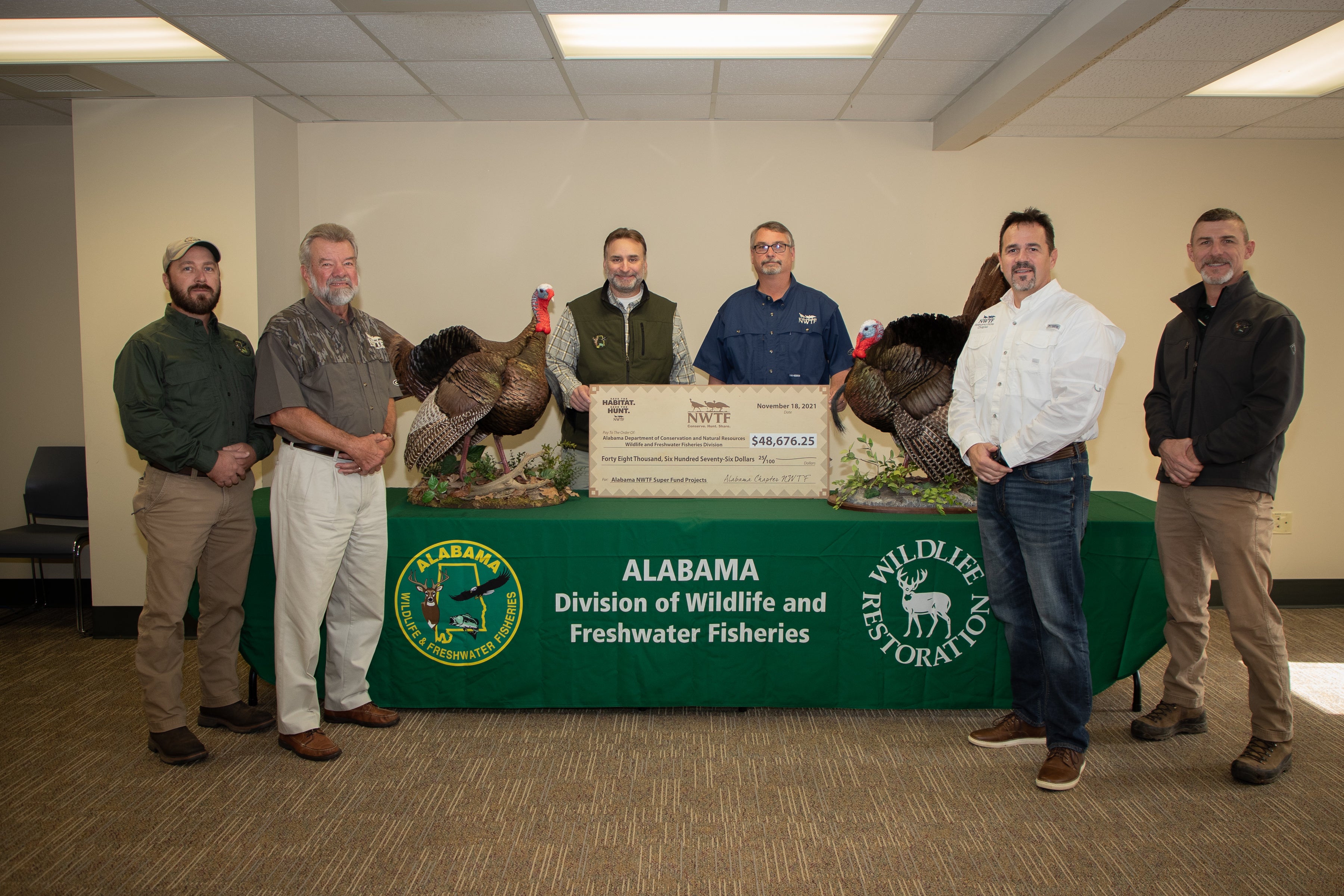 NWTF Donates $122,000 for Wildlife Management | Outdoor Alabama