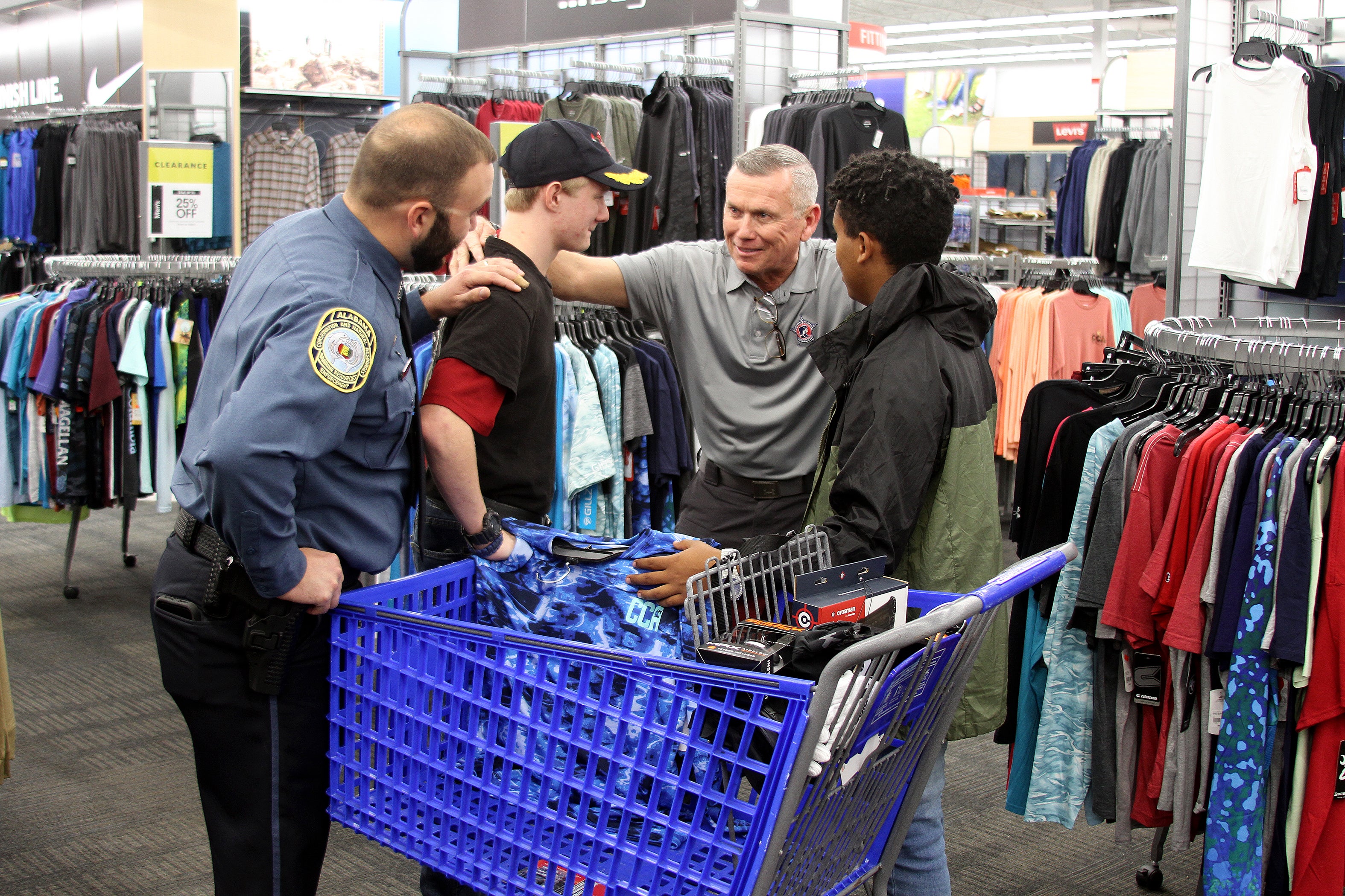 ADCNR Officers Aid Youth in Shop with a Cop Events | Outdoor Alabama