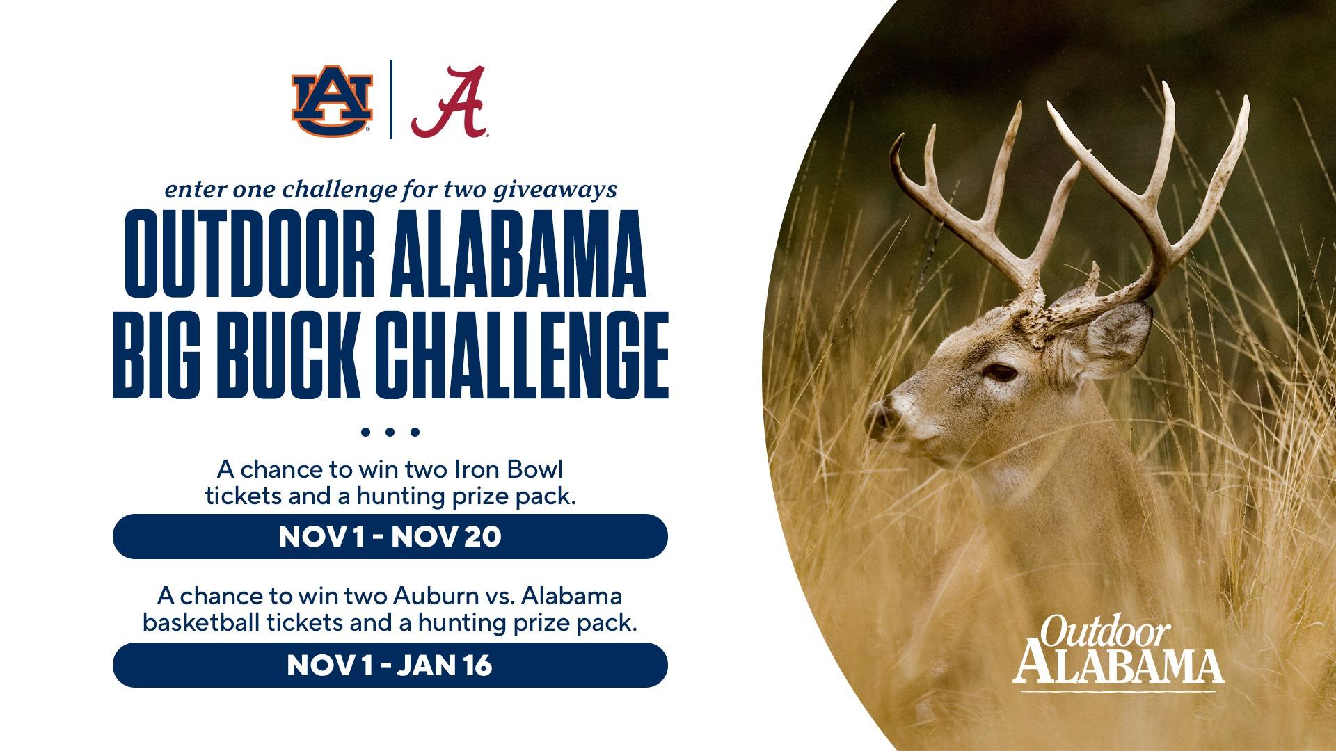 ADCNR Announces Outdoor Alabama Big Buck Challenge Photo Contest ...